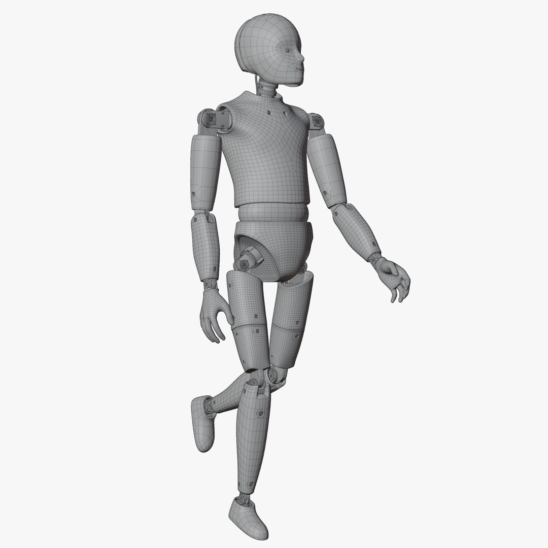 3D Rigged Crash Test Child Dummy - TurboSquid 2197404