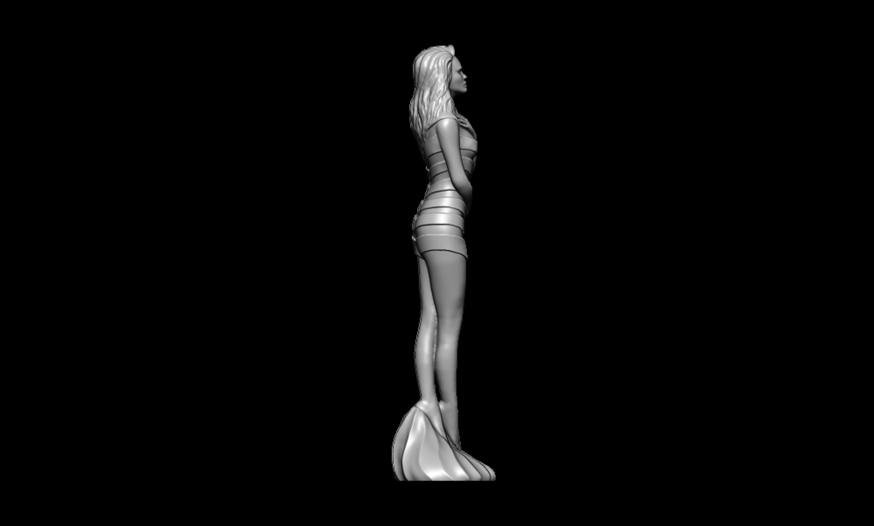 3D decorative woman figure model - TurboSquid 1527960