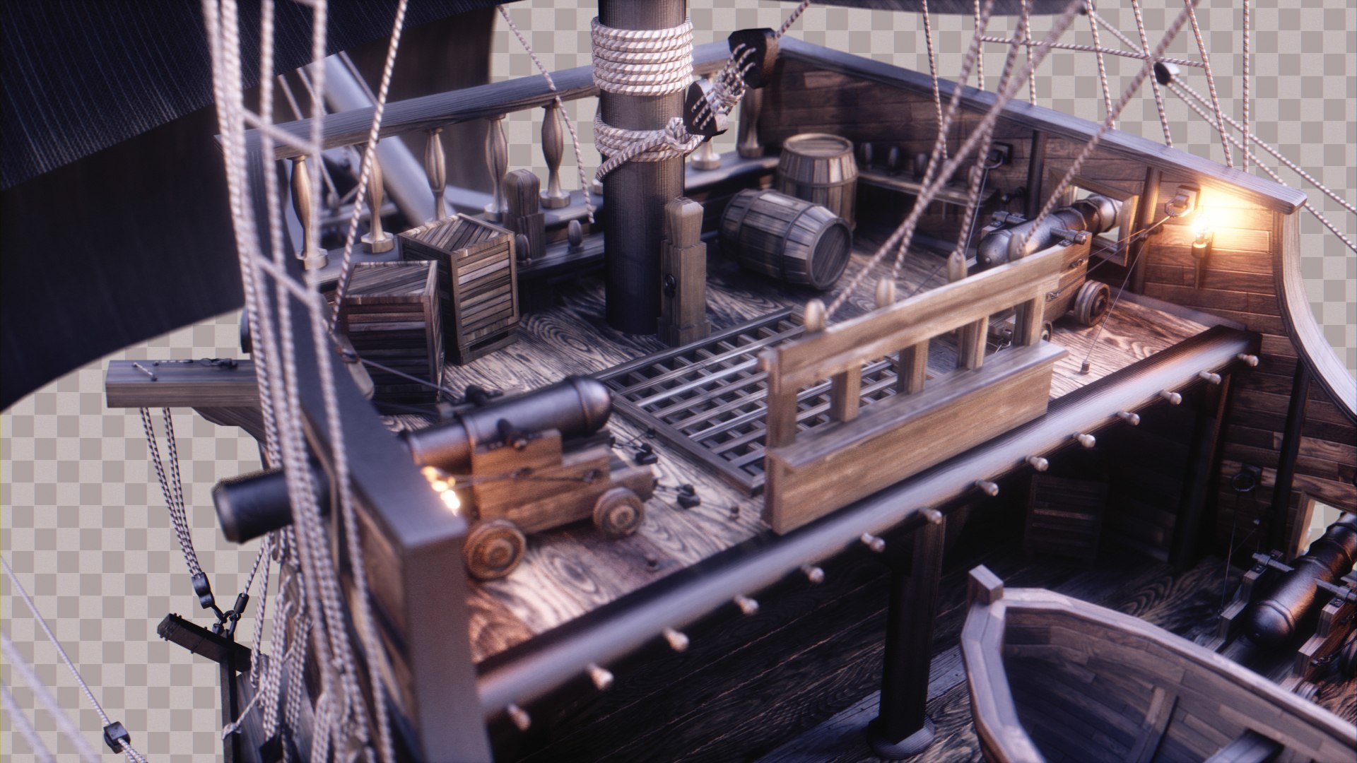 Pirate Ship 3D Model - TurboSquid 2394623