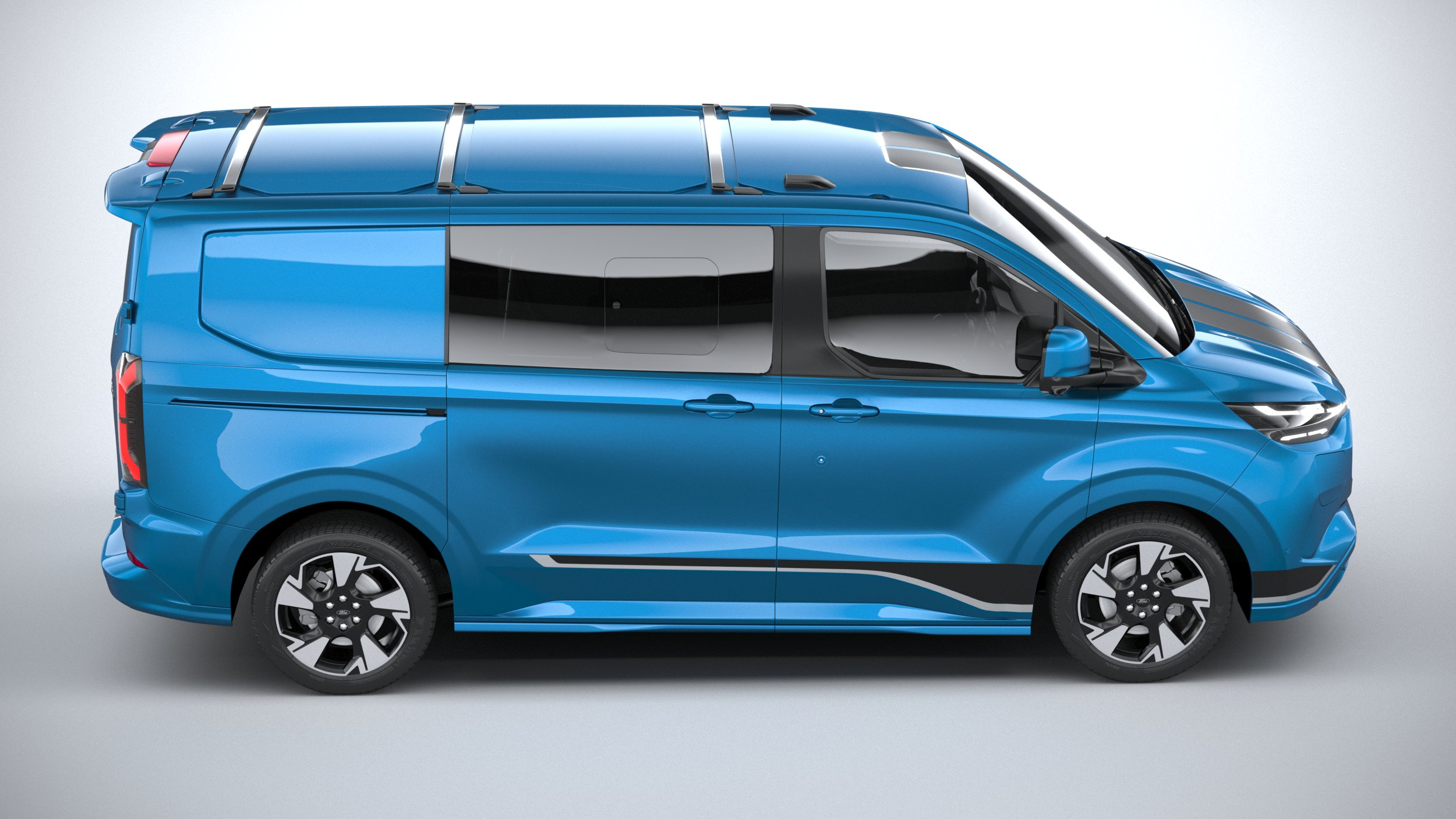 modelo 3d Ford Transit Custom Sport 2024 - TurboSquid 2181754