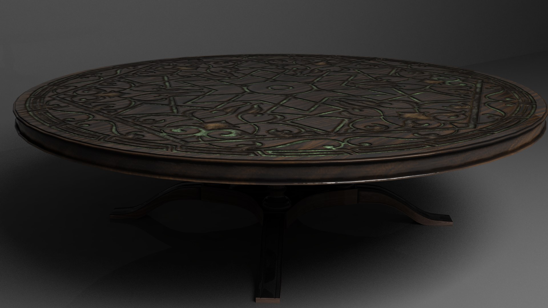 Elven Table 3D Model - TurboSquid 1226481