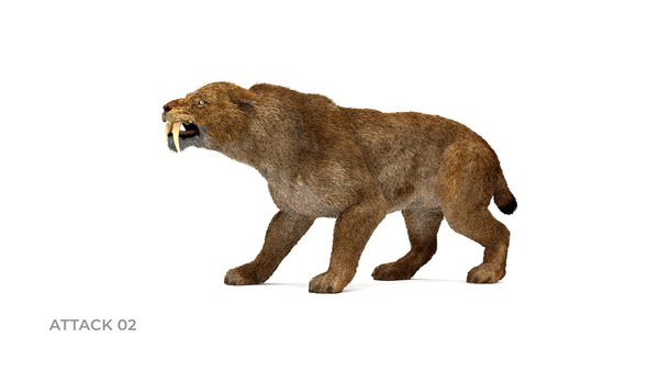 modelo 3d Smilodon Populator - TurboSquid 1292400