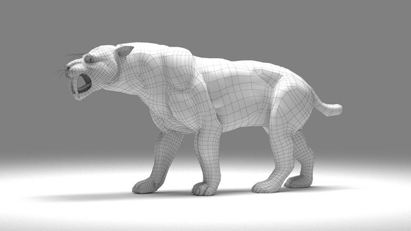 modelo 3d Smilodon Populator - TurboSquid 1292400