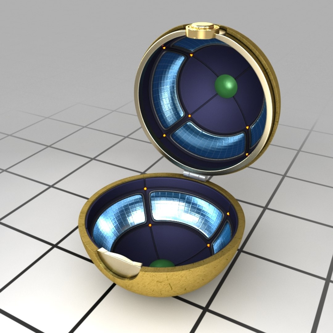 Gold Ball 3d Model