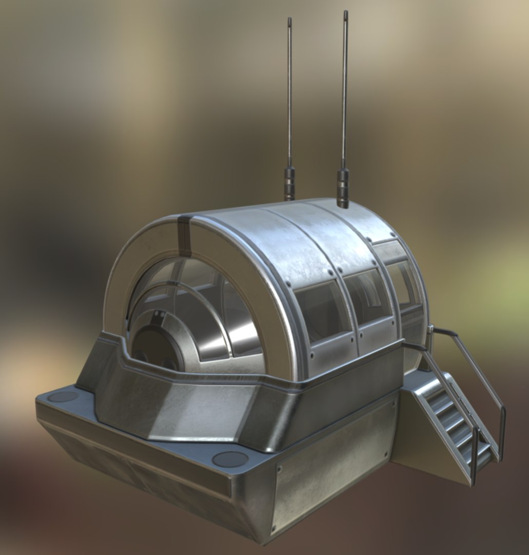 drivers cap module basic 3d model