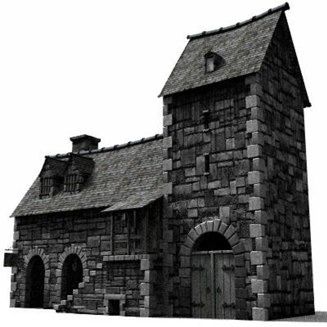 3d Model Medieval Building