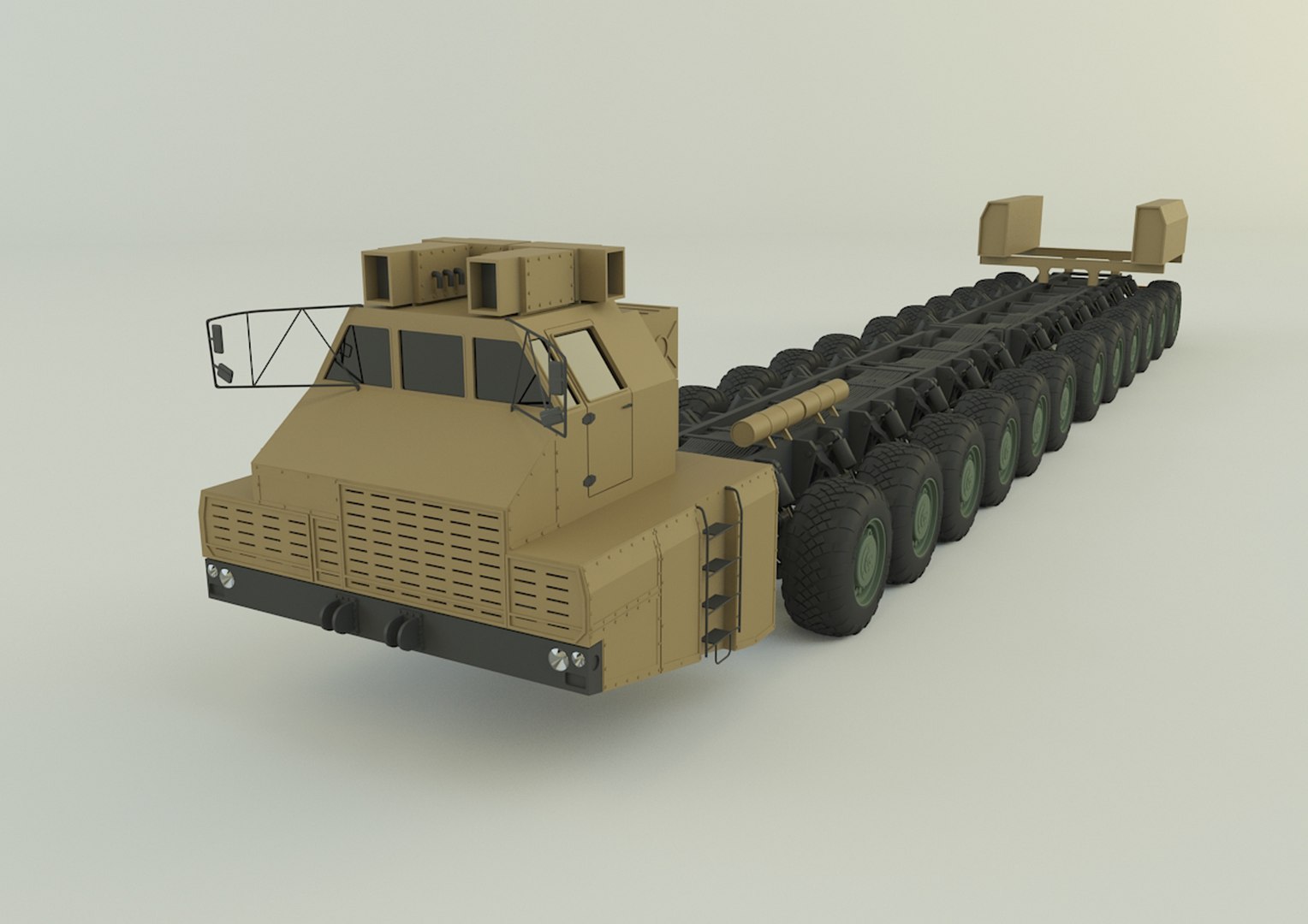 3D Maz-7907 Military Vehicle 3D Model Model - TurboSquid 2067079