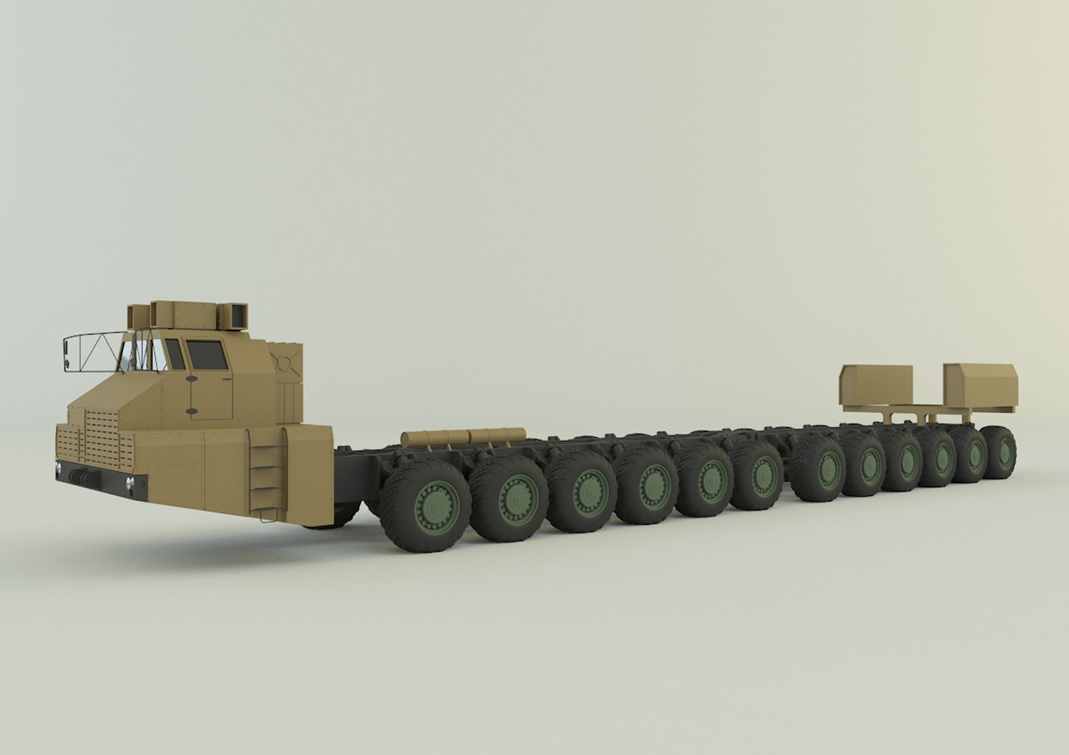3D Maz-7907 Military Vehicle 3D Model Model - TurboSquid 2067079