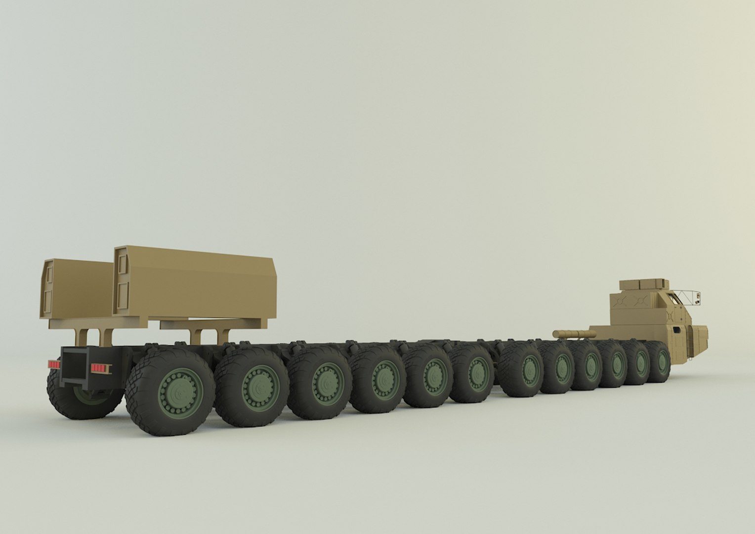 3D Maz-7907 Military Vehicle 3D Model Model - TurboSquid 2067079