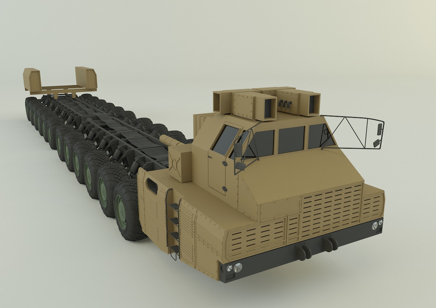 3D Maz-7907 Military Vehicle 3D Model Model - TurboSquid 2067079