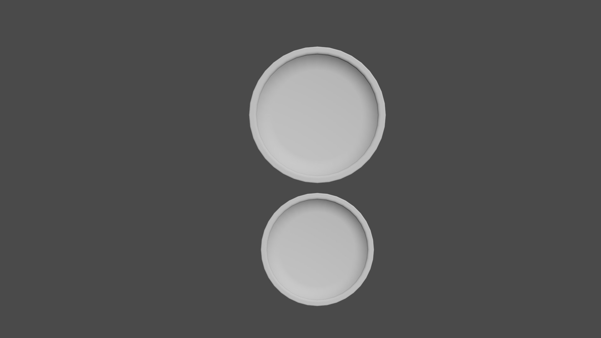 Paper Plates X2 3D Model - TurboSquid 2184162