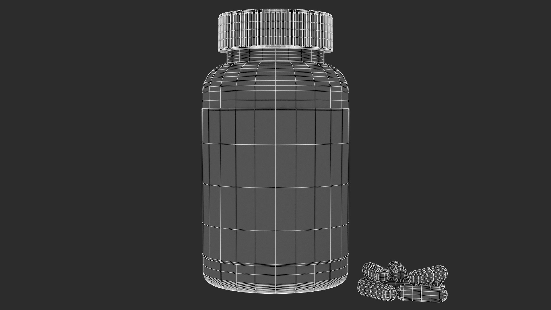 3D Model Supplement Bottle Collection - TurboSquid 2021340