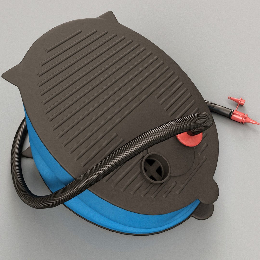 3d model foot pump