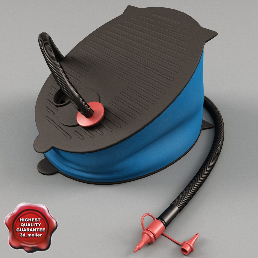 3d model foot pump