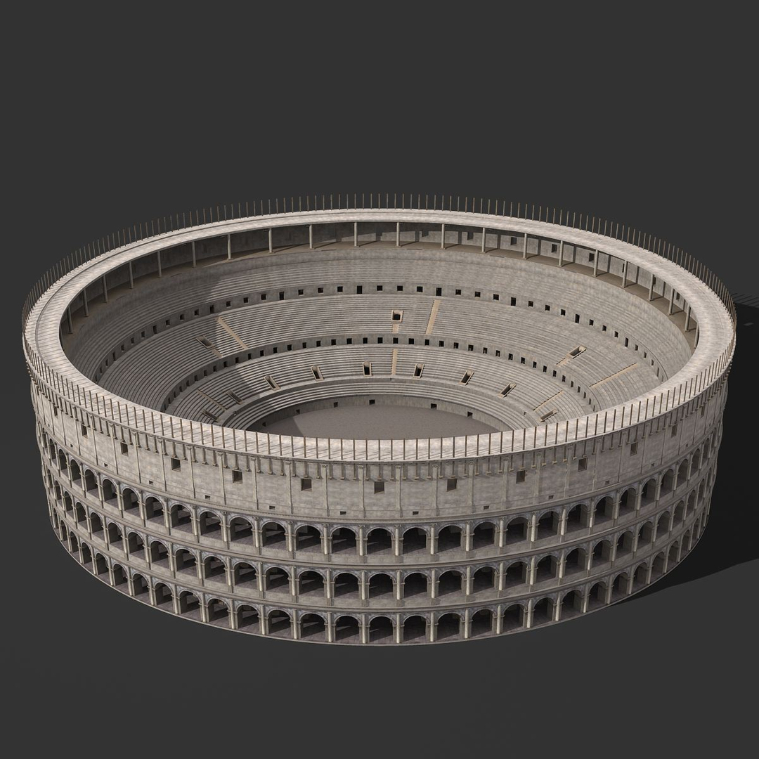 Colosseum Roman Coliseum Arena 3d Max
