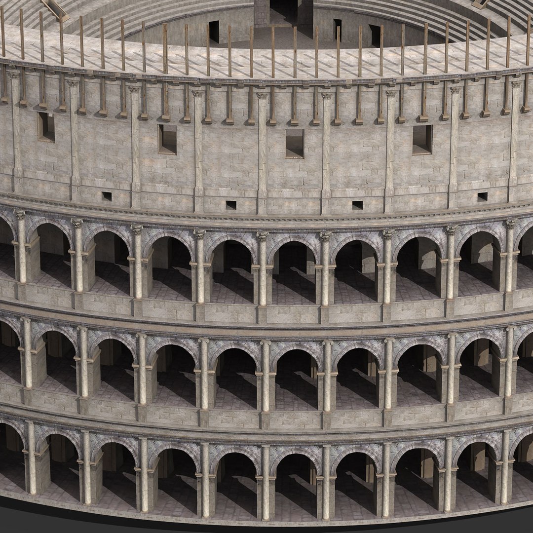 Colosseum Roman Coliseum Arena 3d Max