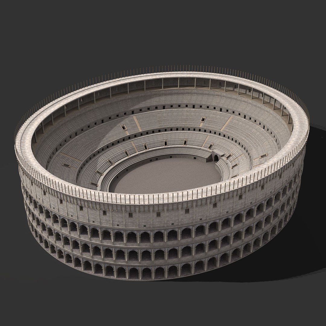 Colosseum Roman Coliseum Arena 3d Max
