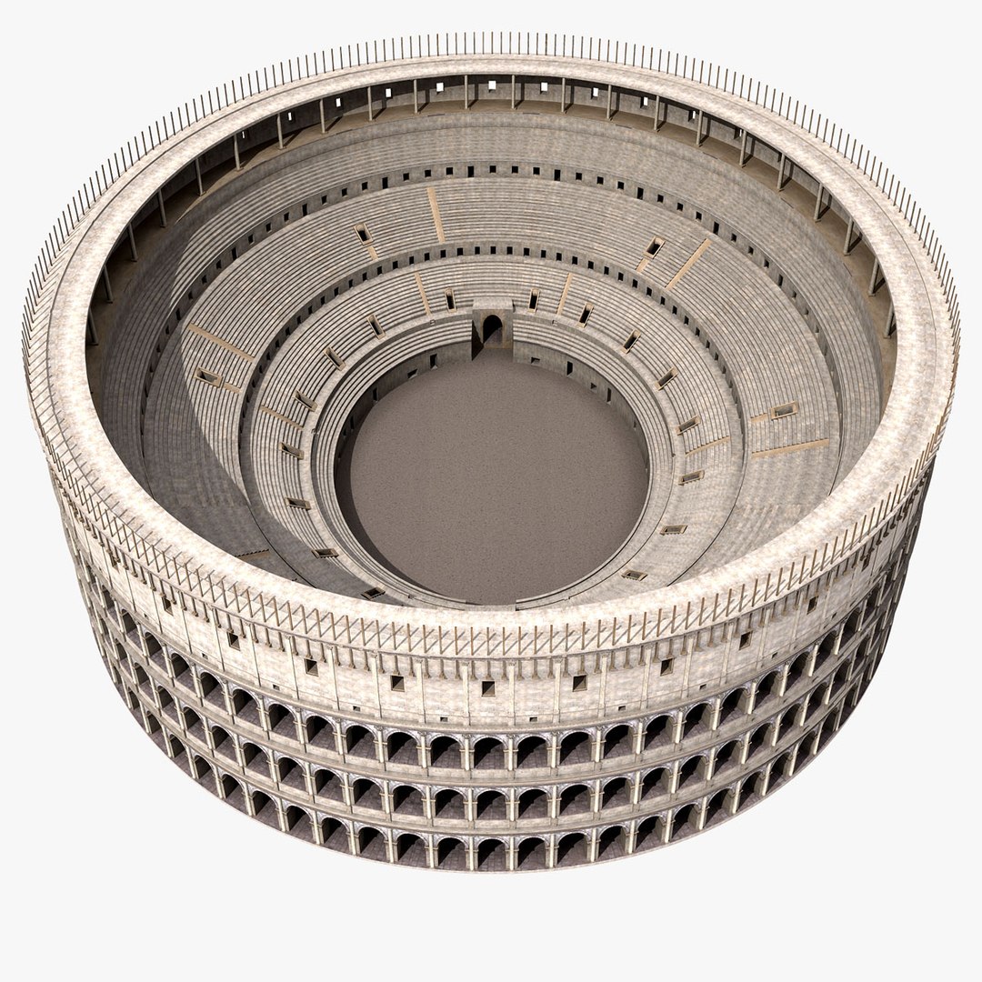 Colosseum Roman Coliseum Arena 3d Max