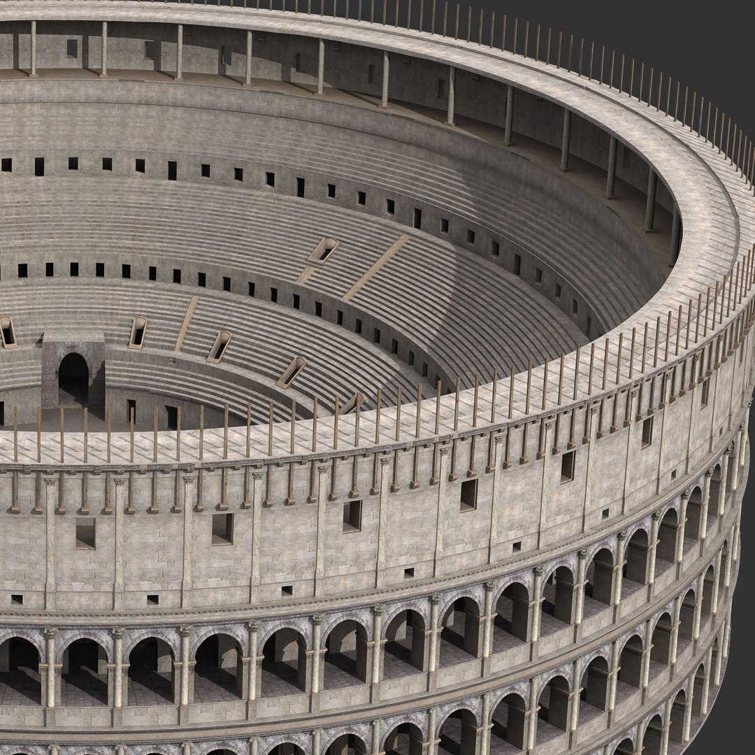 Colosseum Roman Coliseum Arena 3d Max