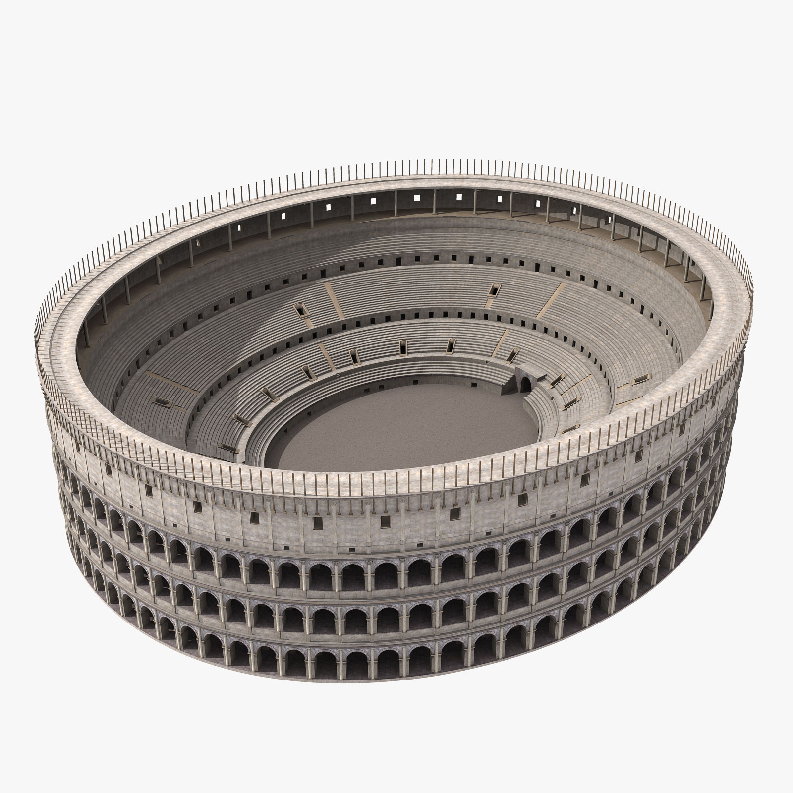 colosseum roman coliseum arena 3d max