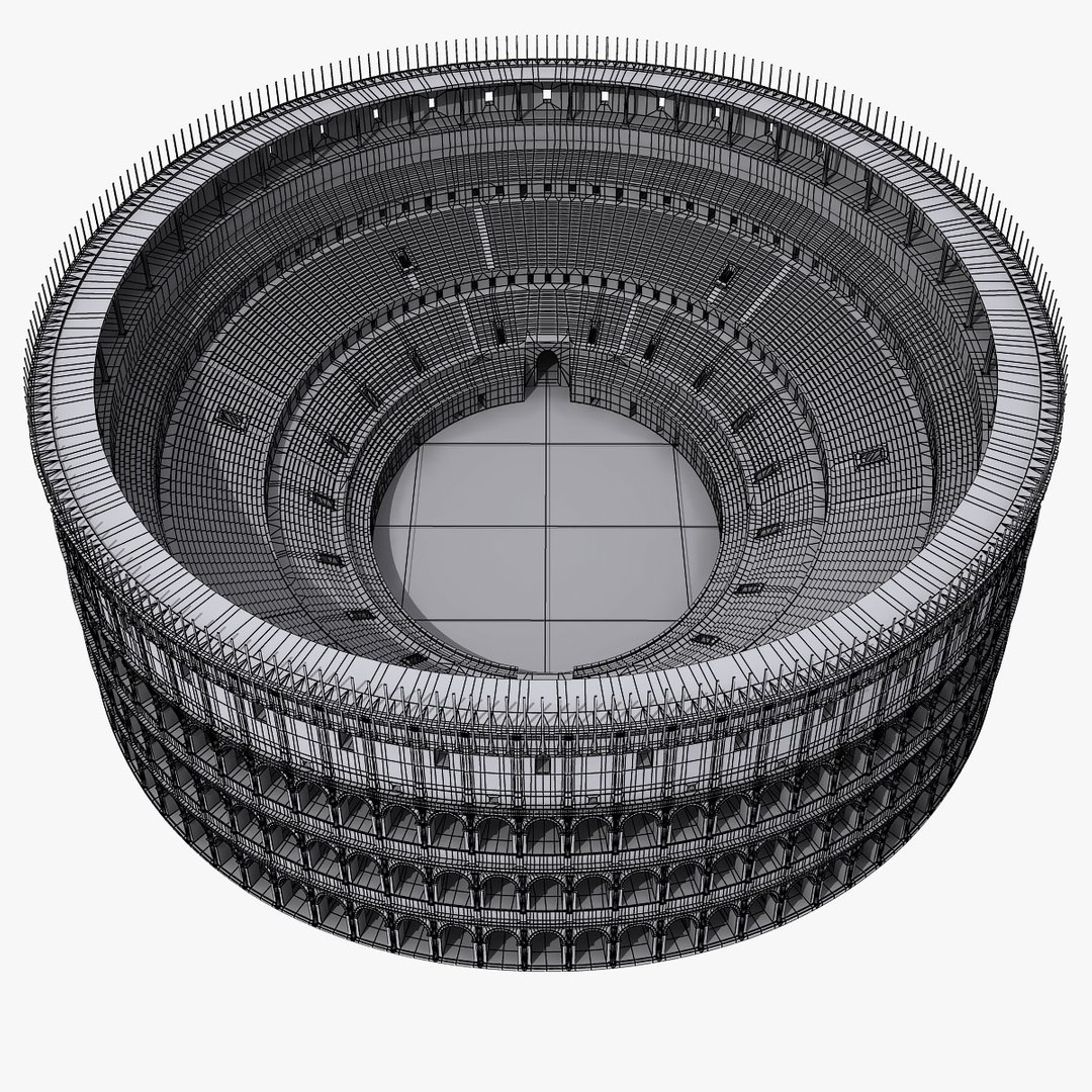 Colosseum Roman Coliseum Arena 3d Max