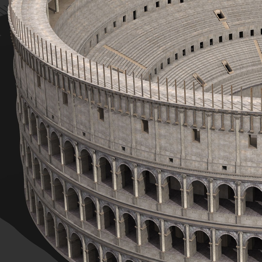 Colosseum Roman Coliseum Arena 3d Max