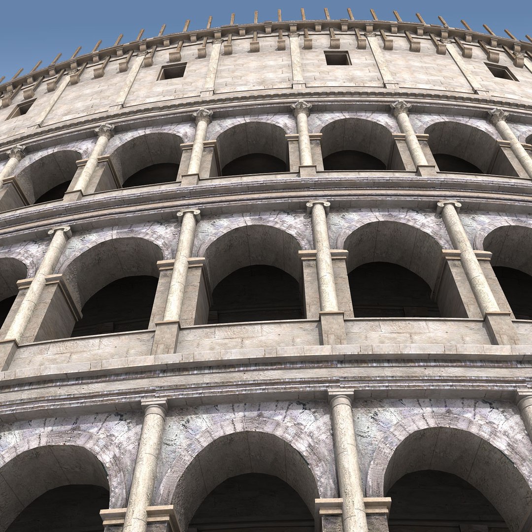 Colosseum Roman Coliseum Arena 3d Max