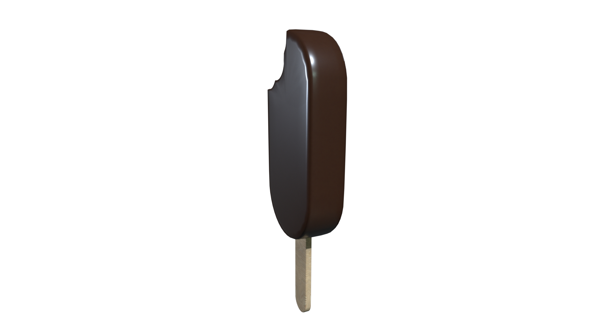 Chocolate Ice Cream - Bite 3D Model - TurboSquid 2112578