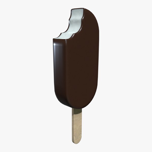 modelo 3d Chocolate Ice cream - Bite - TurboSquid 2112578