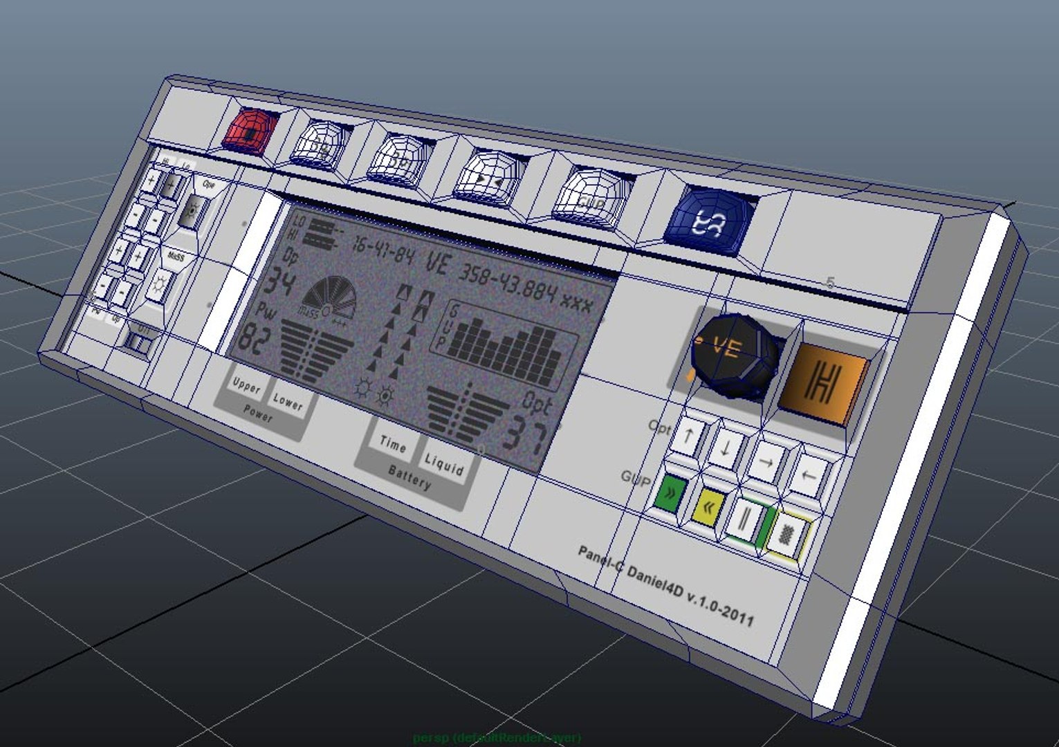3d control panel electric