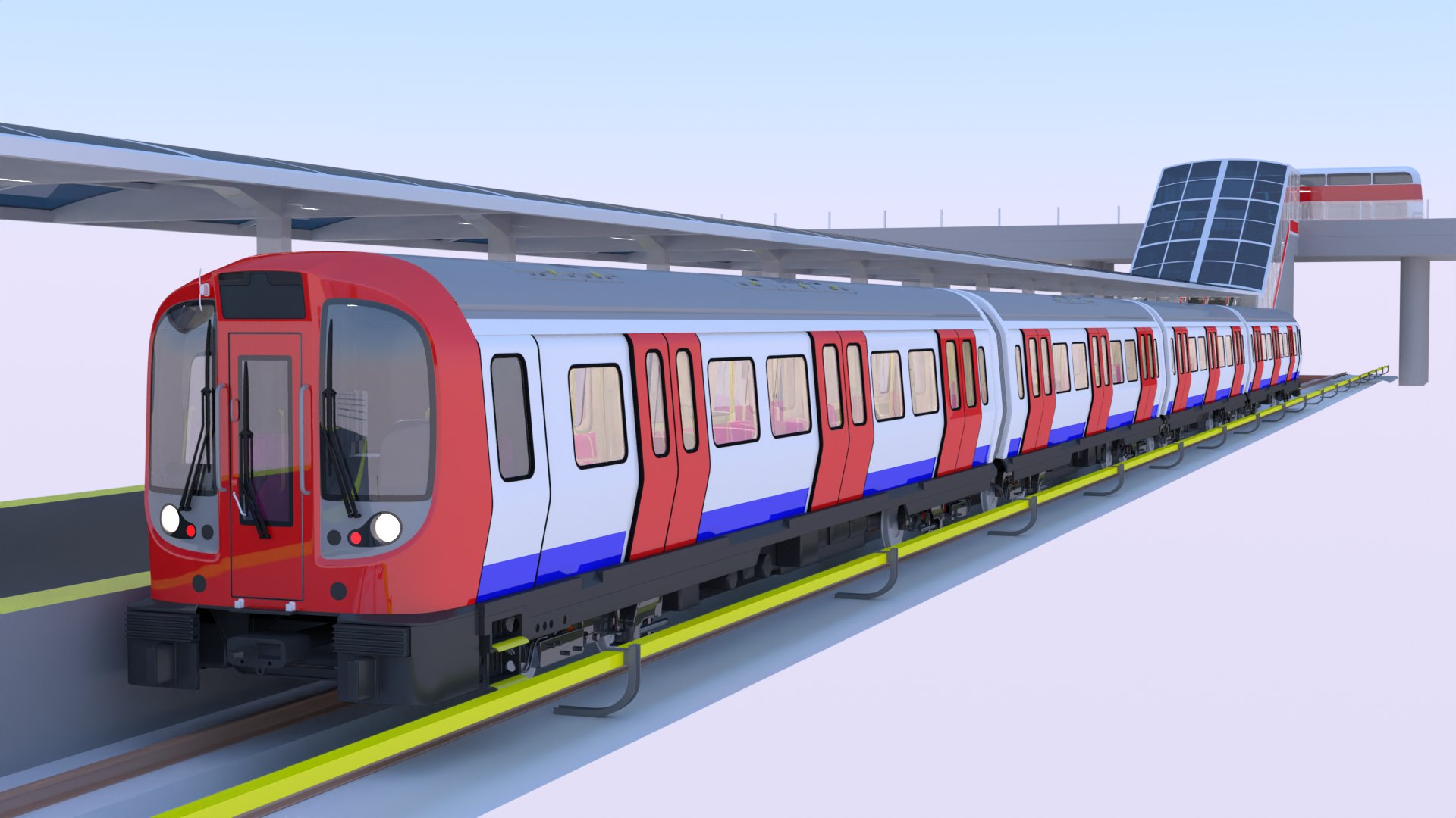 London Metro Station IV 3D - TurboSquid 2305550