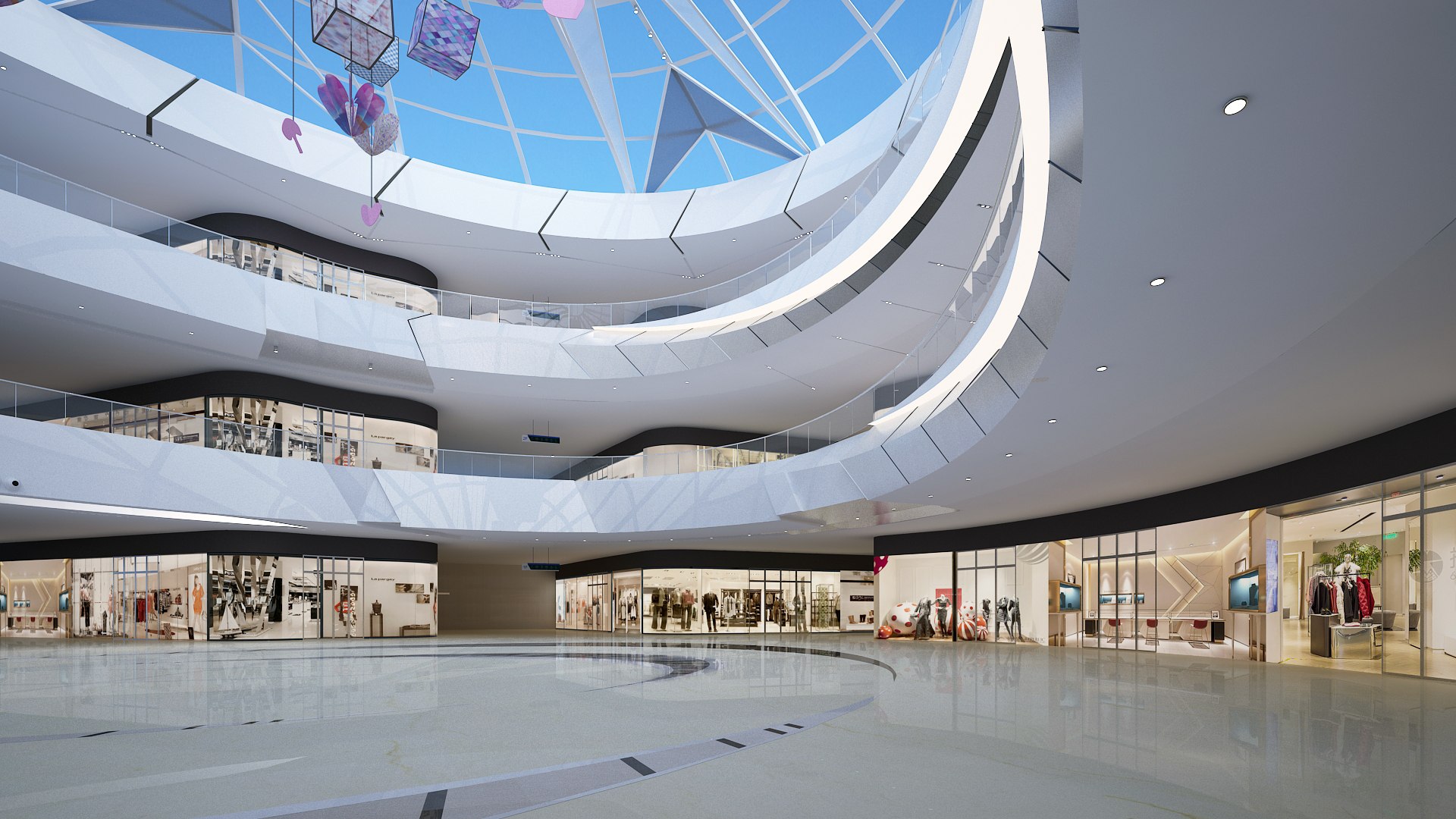 Shopping Mall Collection 09 3D Model - TurboSquid 2207203