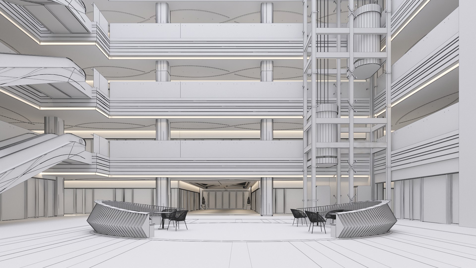 Shopping Mall Collection 09 3D Model - TurboSquid 2207203