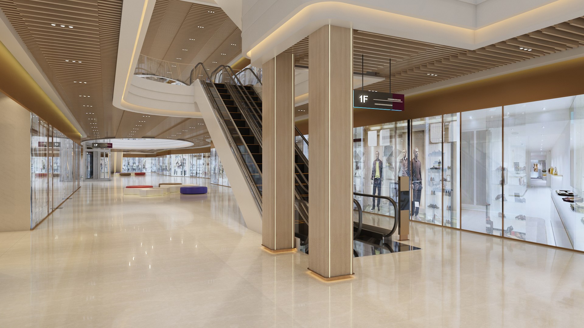 Shopping Mall Collection 09 3D Model - TurboSquid 2207203