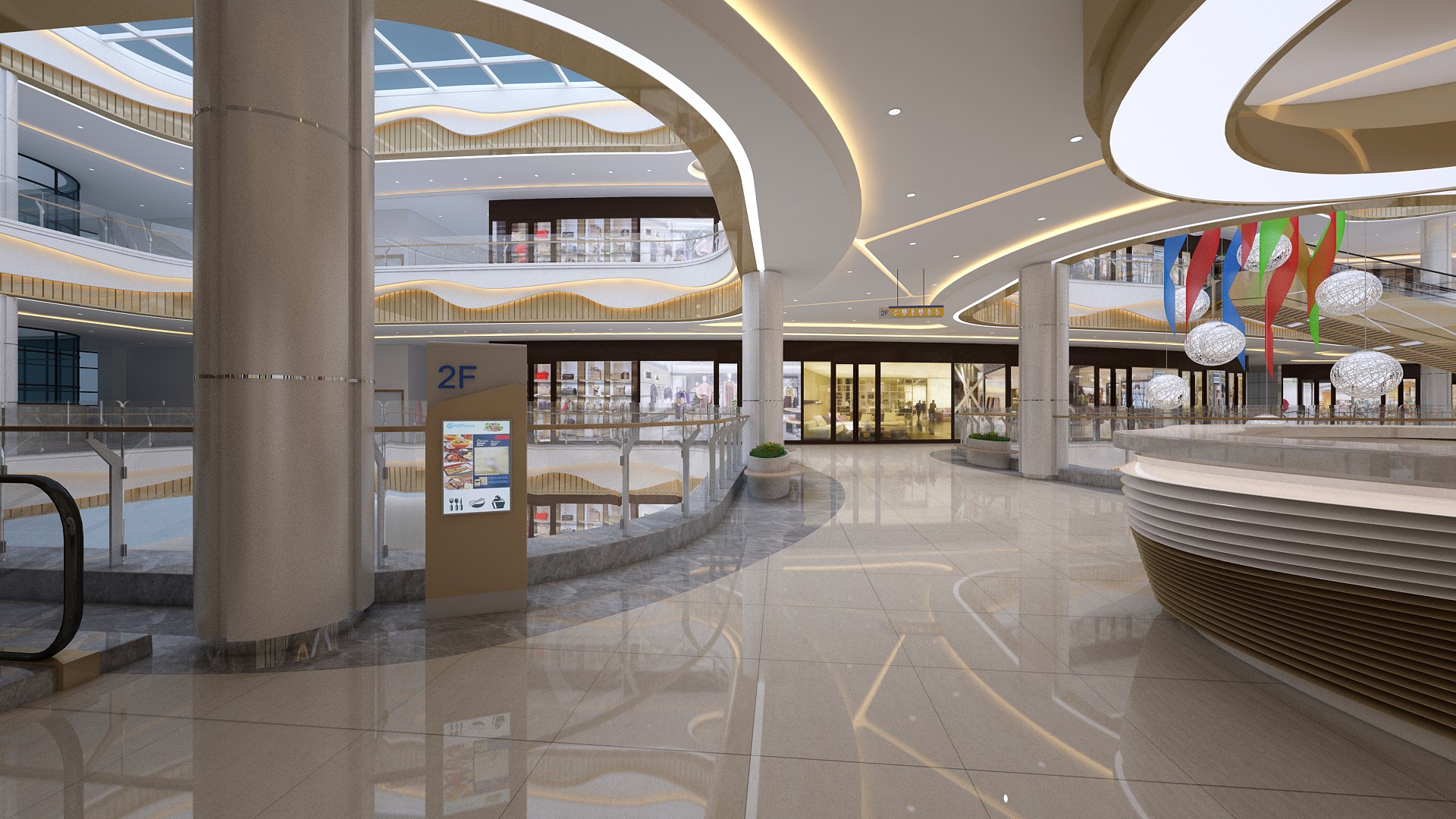 Shopping Mall Collection 09 3D Model - TurboSquid 2207203