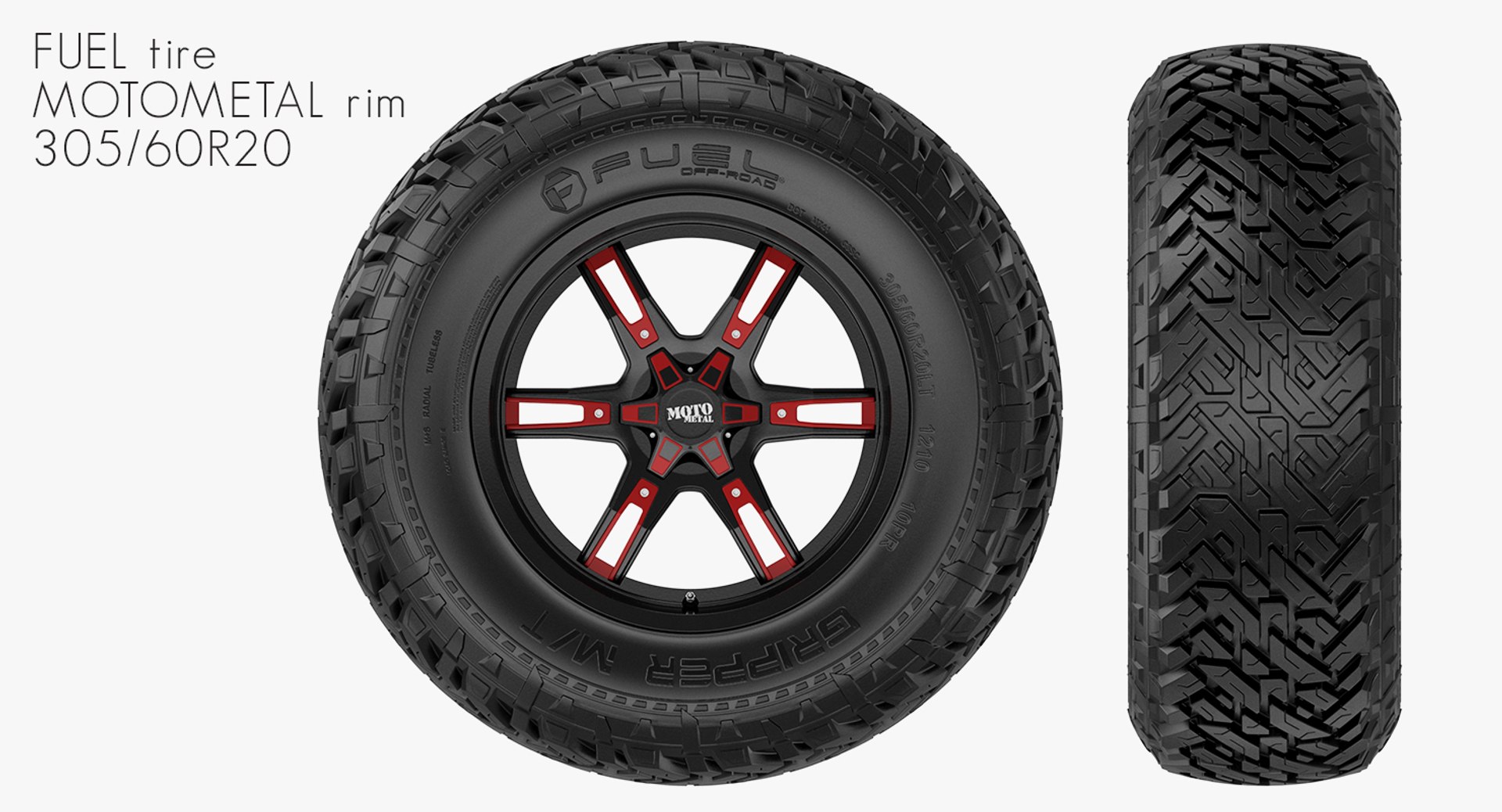 Road Fuel Motometal Rim Wheel 3d Max