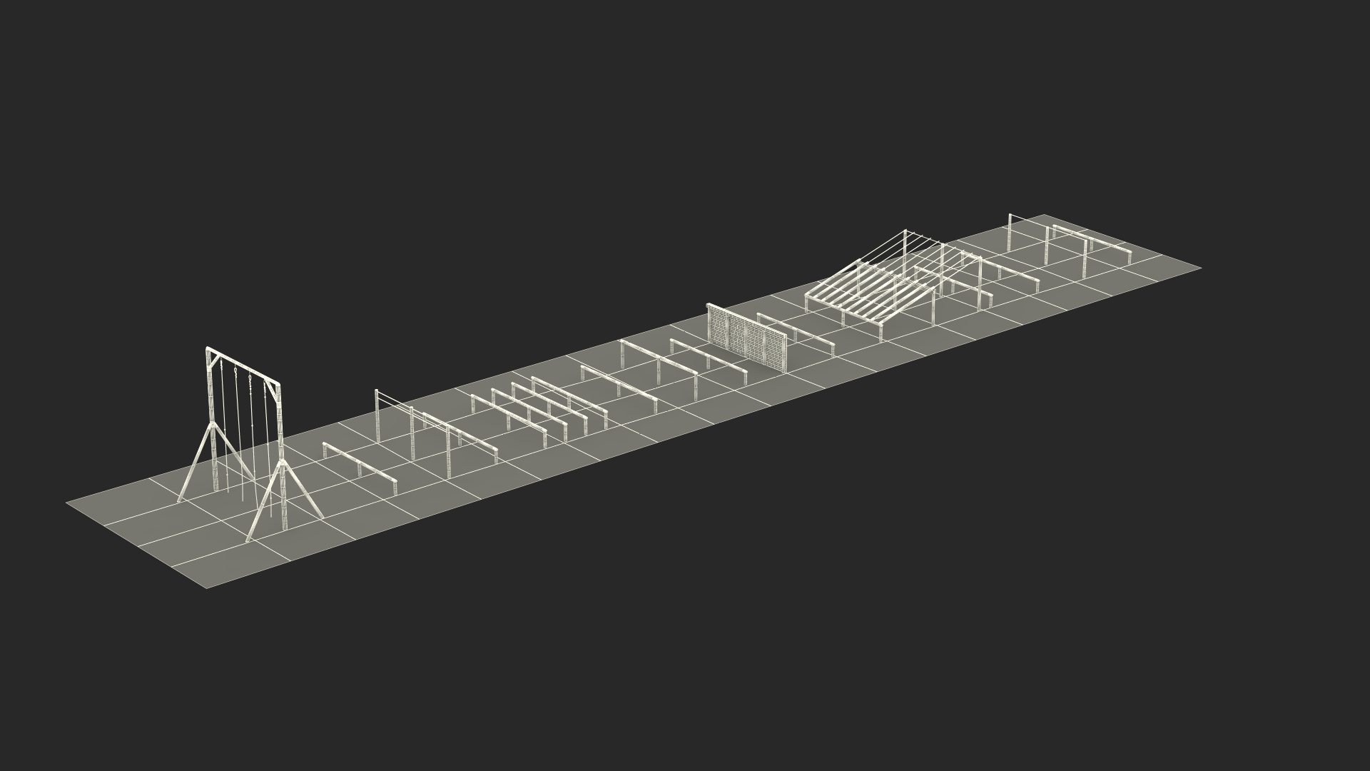 Military Obstacle Course Fur 3D Model - TurboSquid 2234486