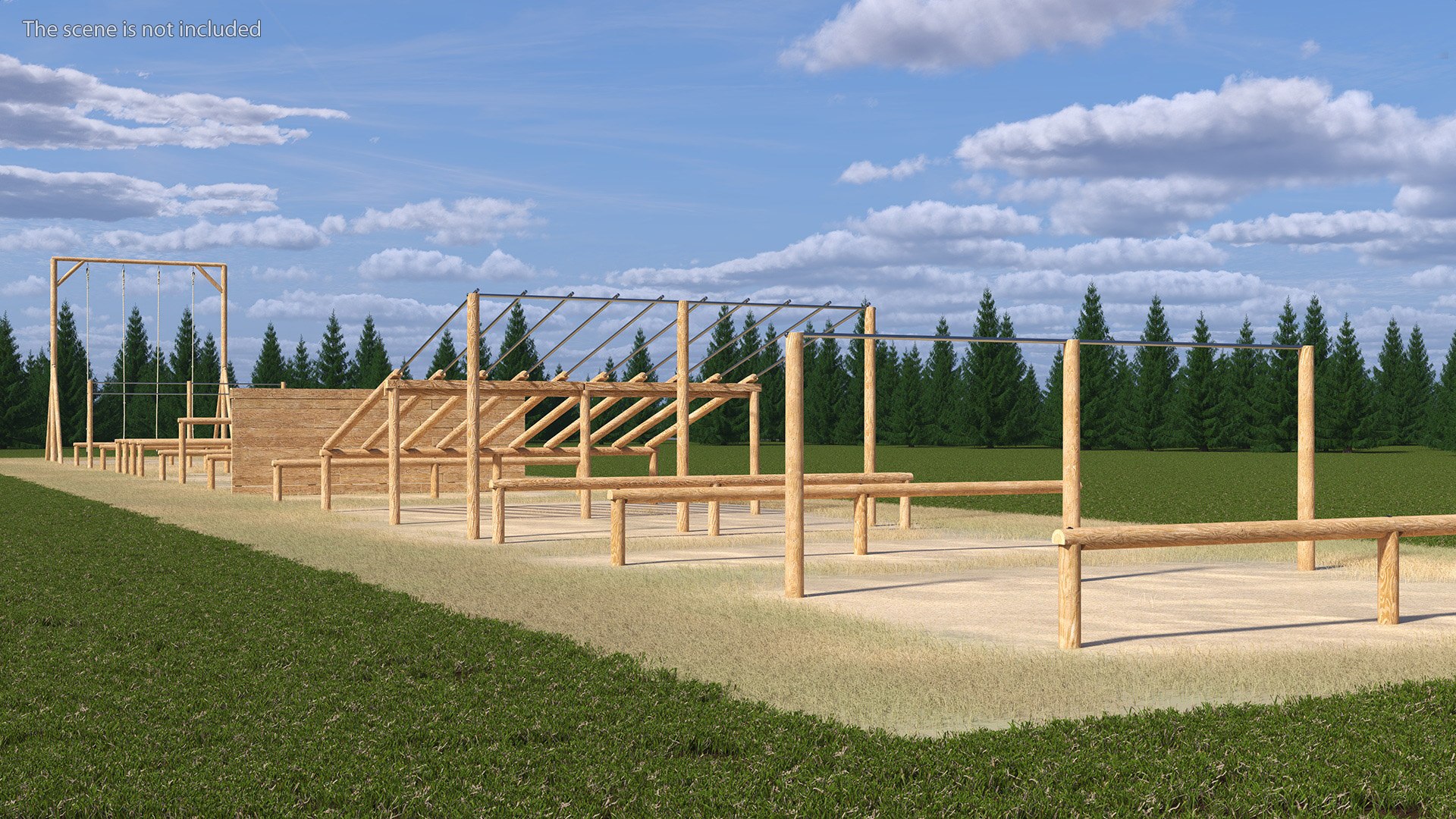 Military Obstacle Course Fur 3D Model - TurboSquid 2234486