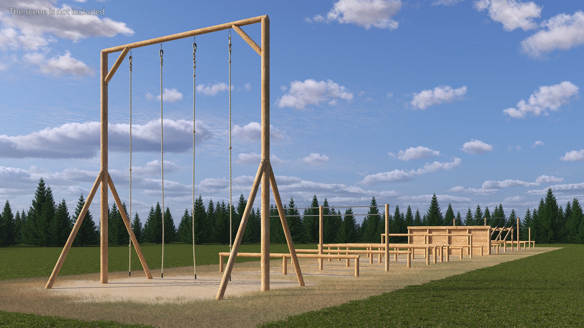 Military Obstacle Course Fur 3D Model - TurboSquid 2234486