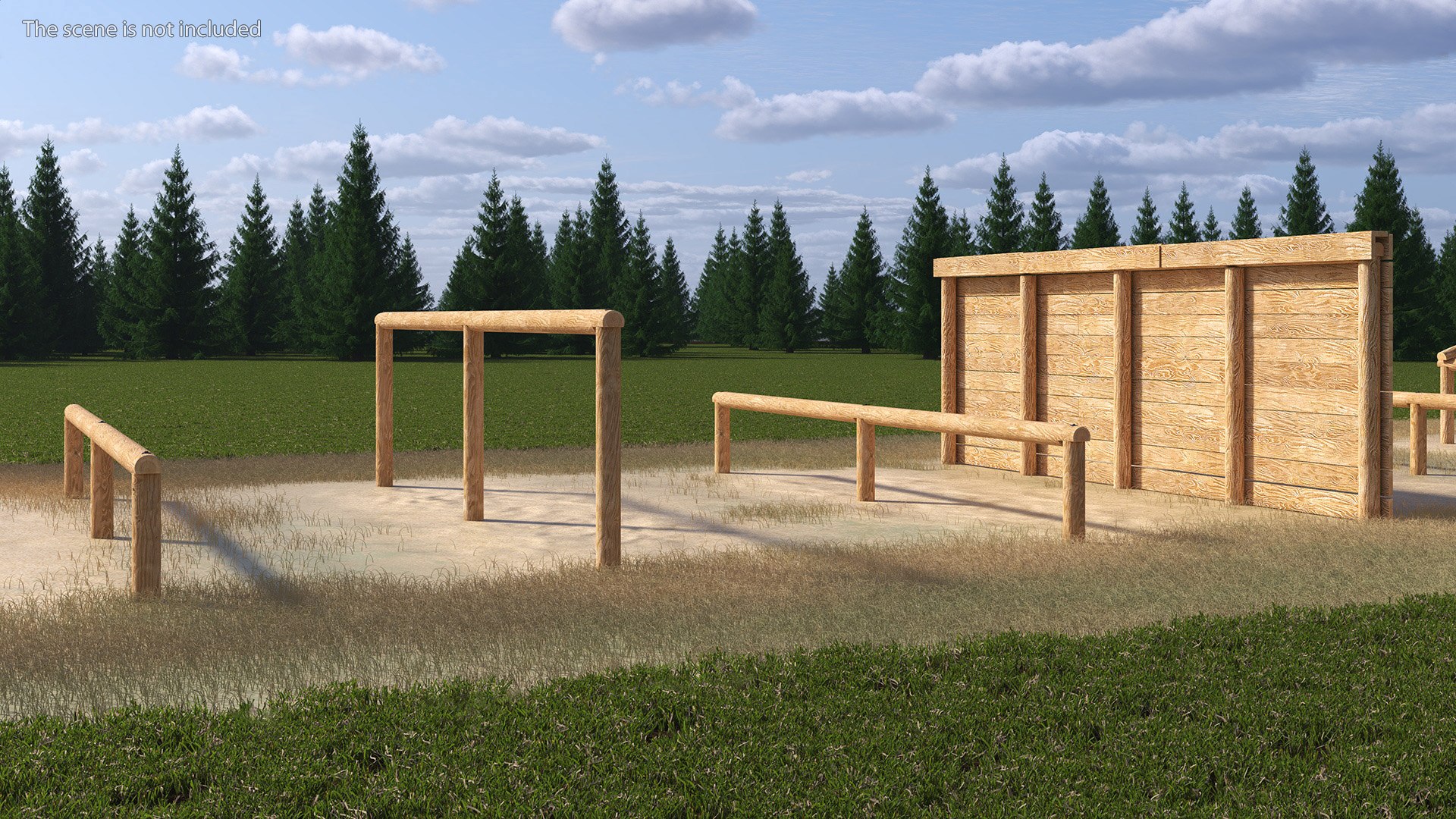 Military Obstacle Course Fur 3D Model - TurboSquid 2234486