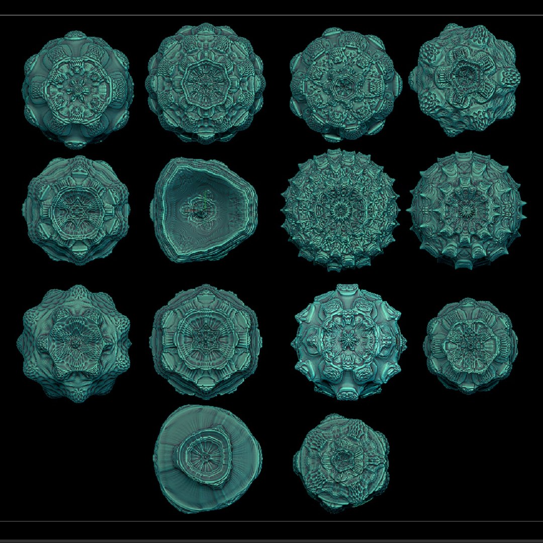 3D 14 Fractal Hemispheres For 3dprinting Model - TurboSquid 1923579