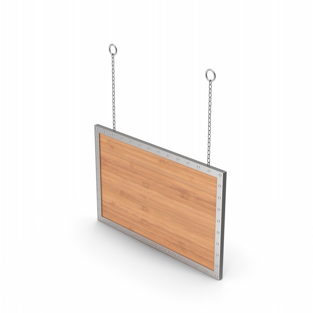 3D model Hanging Wooden Boards Collection - TurboSquid 2100479