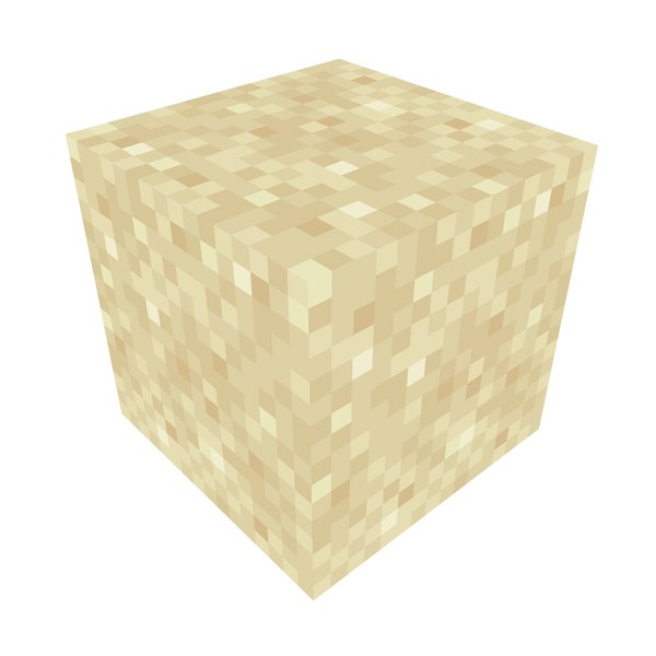 MINECRAFT SAND BLOCK Modelo 3D - TurboSquid 1996553