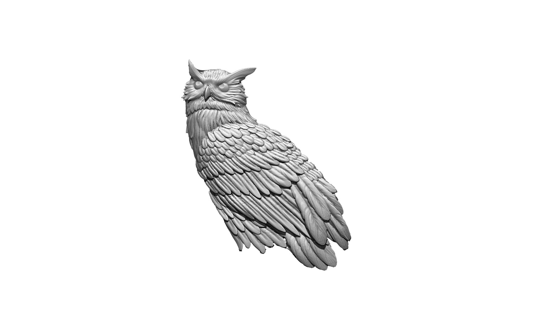 Owl Model - TurboSquid 2039427
