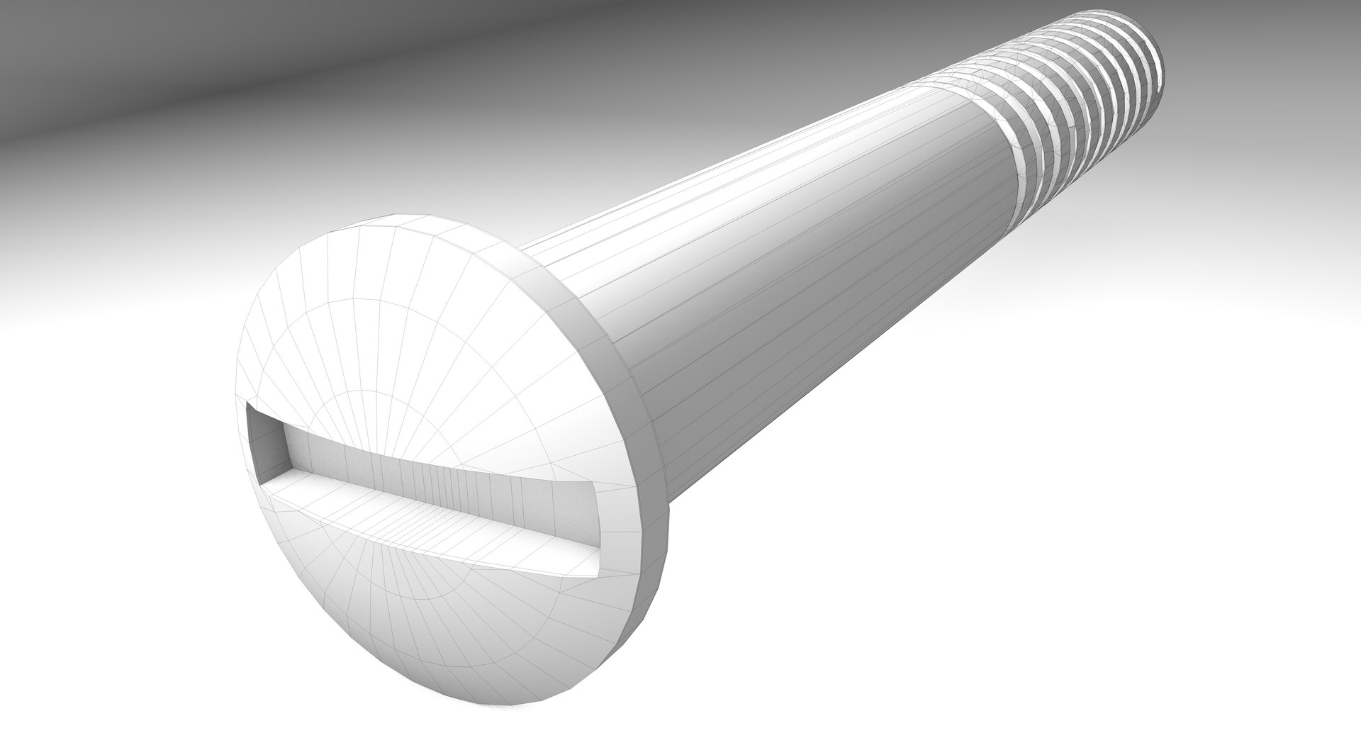 Screw Flat 3D Model - TurboSquid 1681481