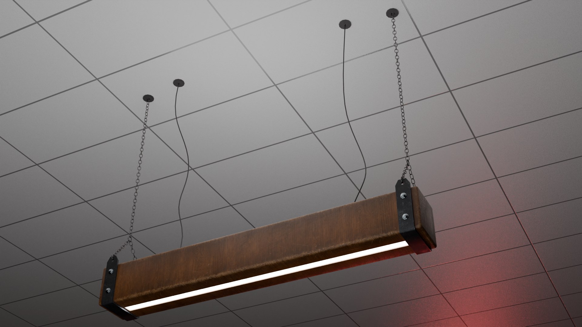 Natural Solid Wood Indoor Lighting Fixture 3D Model - TurboSquid 2335023