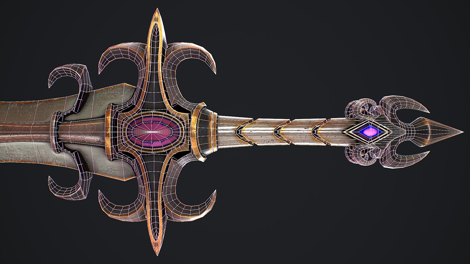 Fantasy Sword 22 3D Model - TurboSquid 2131057