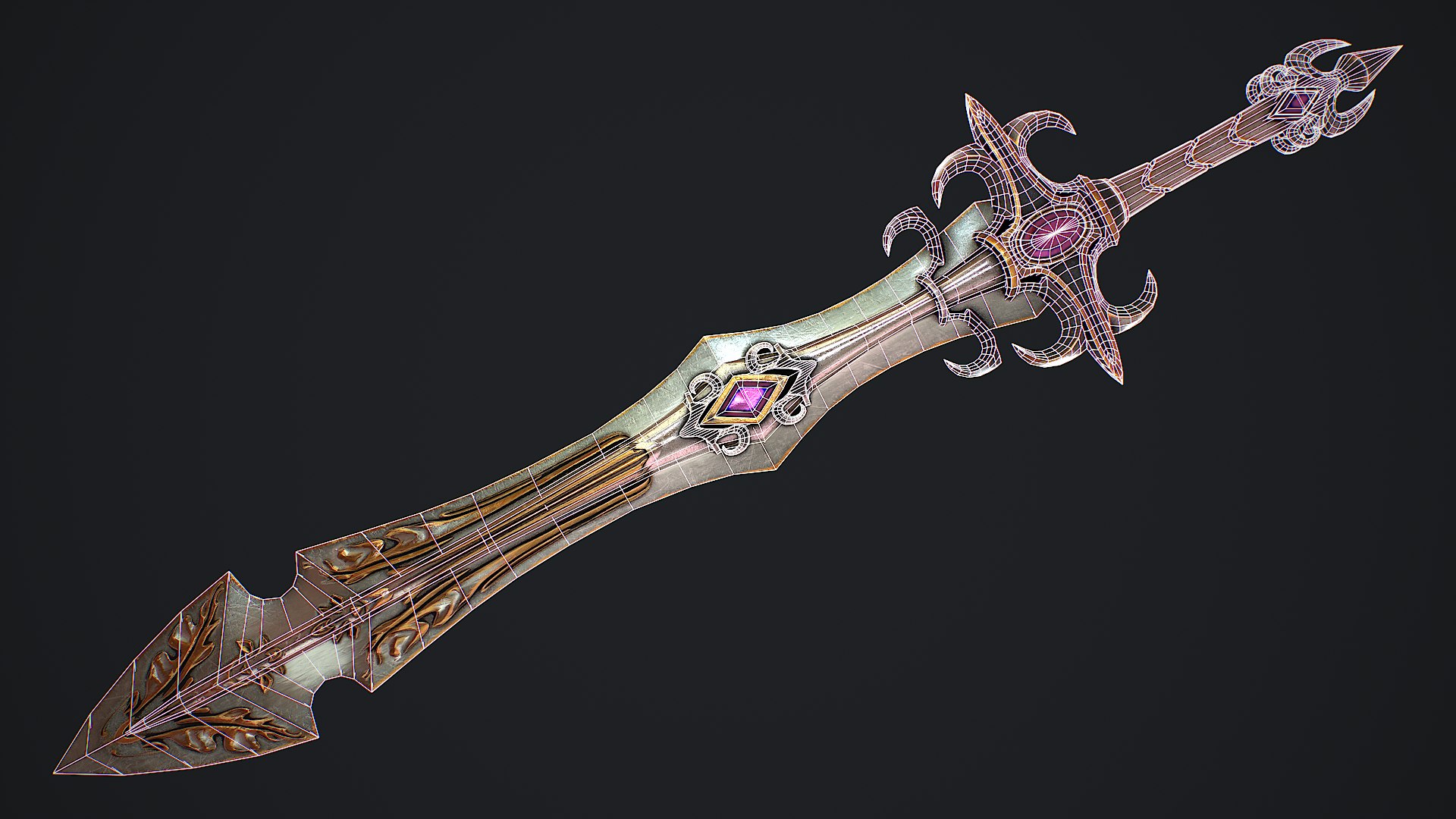 Fantasy Sword 22 3D Model - TurboSquid 2131057