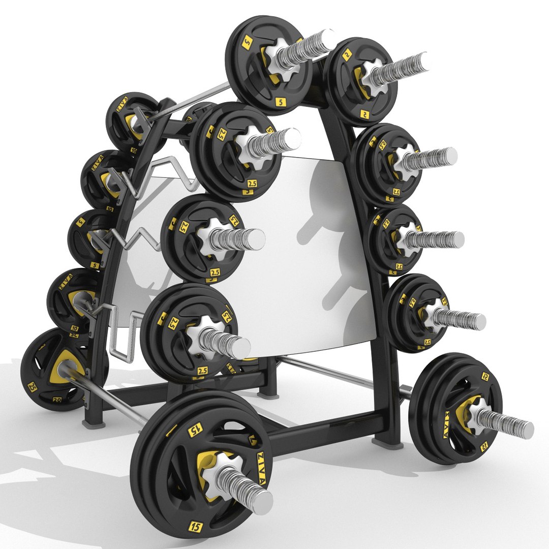 3d Model Barbell Disc