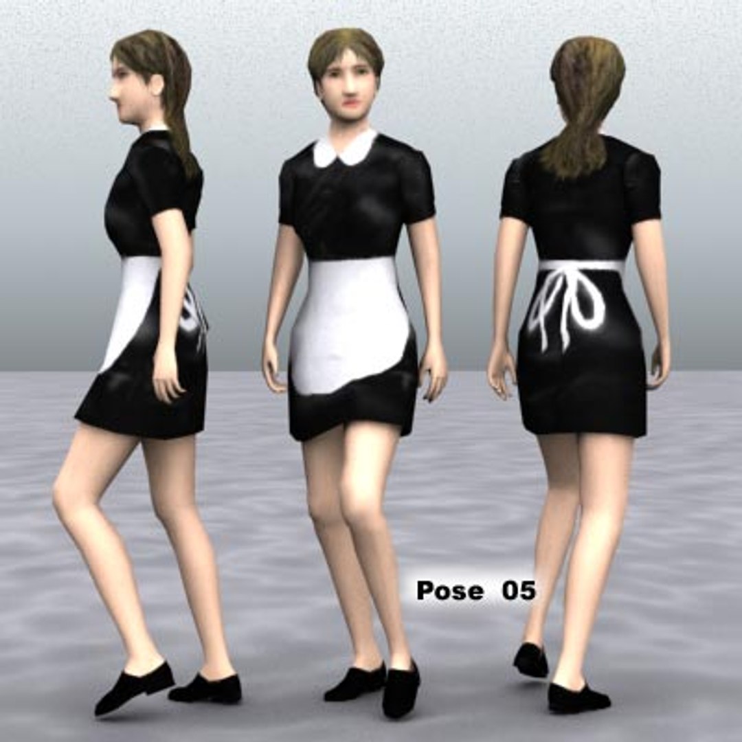 3d Model Human Female Girl